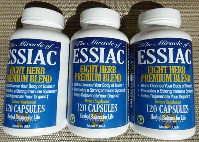 ESSIAC TEA 360 Count CAPSULES EIGHT 8 HERB HERBAL BALANCE For Life ALL ...