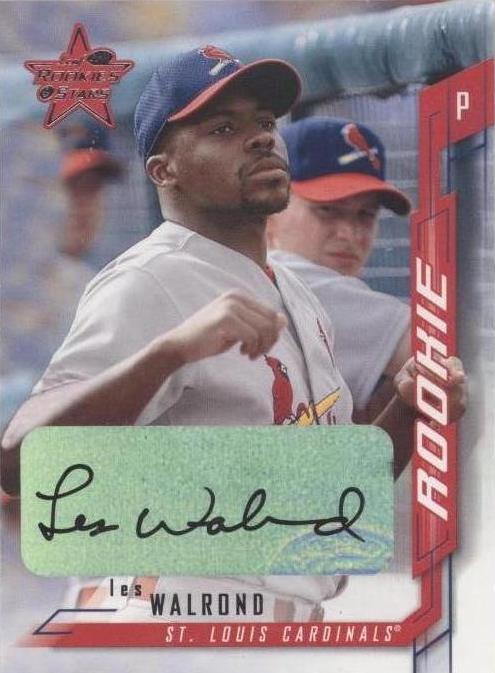 2001 Leaf Rookies & Stars - Rookie Les Walrond #119 Autographs (AU, RC ...