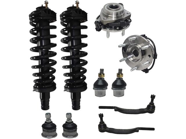 Front Strut Coil Spring Wheel Hub Ball Joint Kit For 2003-2006 Chevy ...