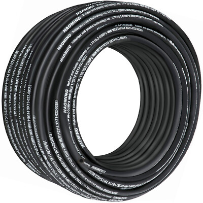 VEVOR Hydraulic Hose 3/8" Hydraulic Oil Hoses 328 Feet Maximum Pressure ...