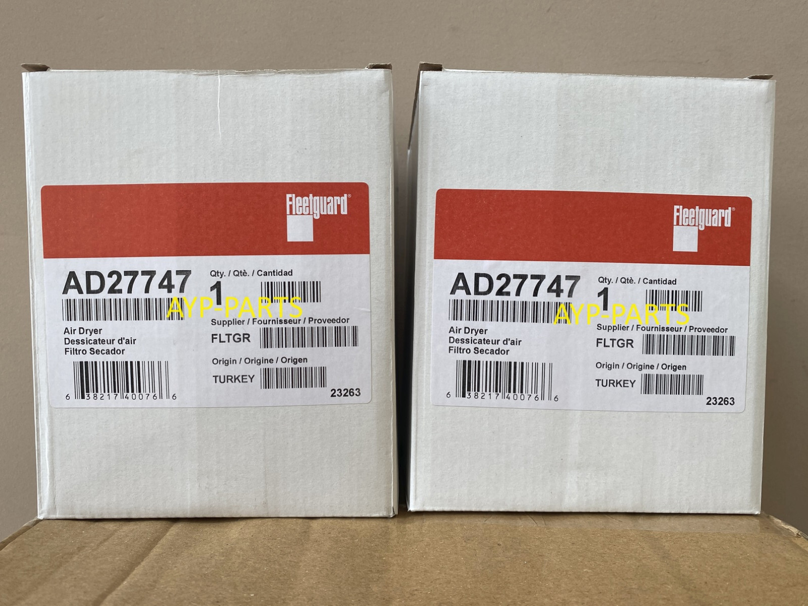 AD27747 (2 PACK) FLEETGUARD AIR DRYER BA5379 R950068A for Volvo ...