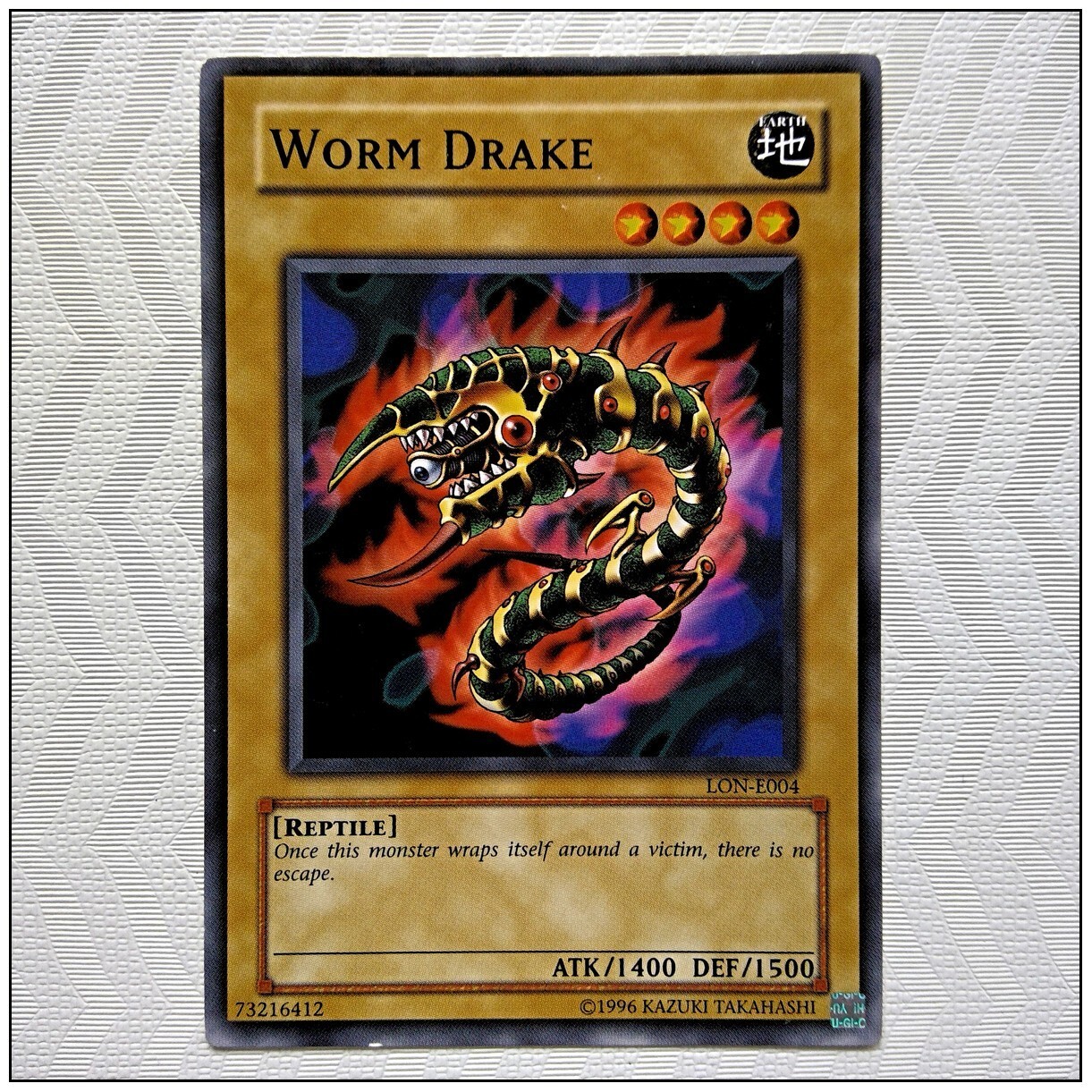 Worm Drake - LON-E004 - Common Unlimited Yugioh | eBay