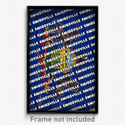 Emigsville Pennsylvania Poster (PA City Souvenir 11x17 Town Print) | eBay