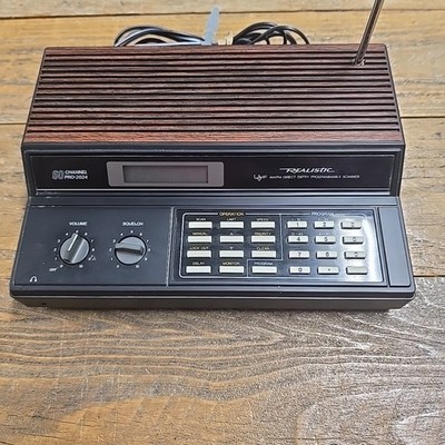 Vintage Realistic 60 Channel Pro-2024 AM/FM Direct Entry Programmable ...