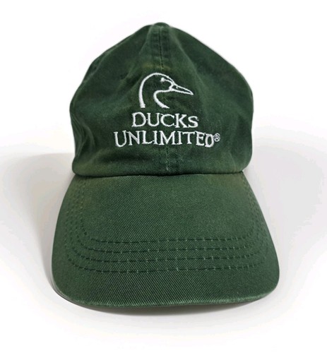 Ducks Unlimited Mallard Duck Hunting Green Baseball Cap Vintage ...