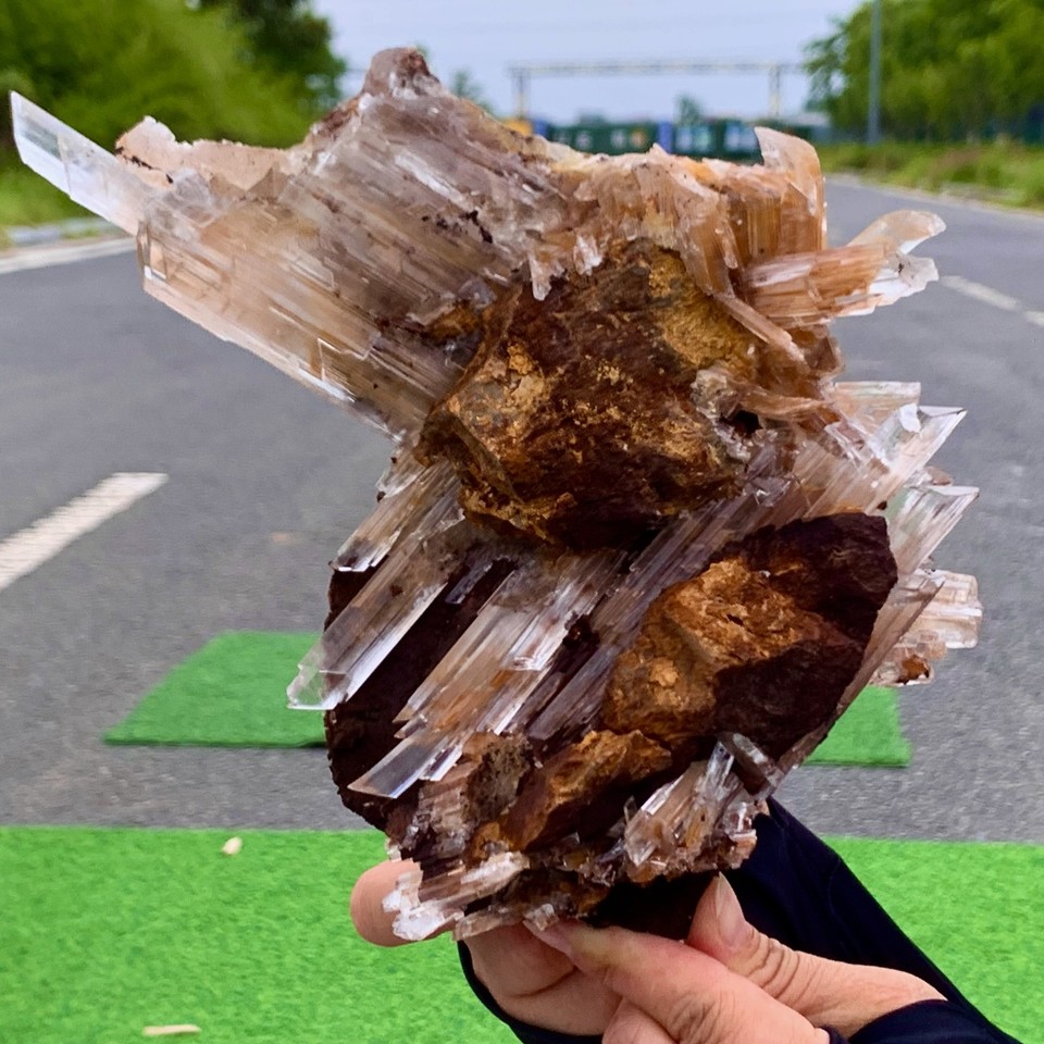 2.48LB Natural High Quality white Gypsum Quartz Cluster Mineral ...