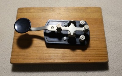 TELEGRAPH MORSE CODE STRAIGHT KEY ~ KEYER FOR HAM AMATEUR RADIO | eBay