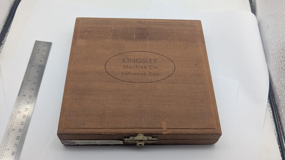 KINGSLEY HOT FOIL Stamping Print type letters Font VINTAGE LOOK READ ...