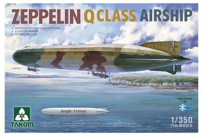 Tacom 1/350 German Zeppelin Q class airship plastic model TKO6003 ...
