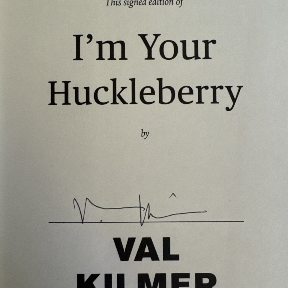 Val Kilmer Hand Signed Book With COA Batman Top Gun | eBay