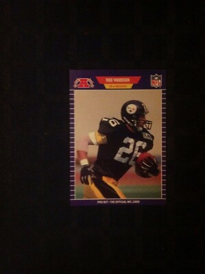 Rod Woodson Pittsburg Steelers 1989 Pro Set #354 Rookie Card HOF Brand ...