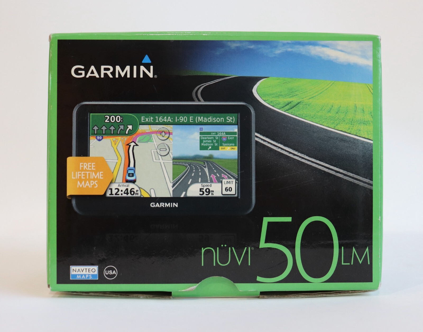 Garmin Nuvi 50LM 5-Inch Portable GPS Navigator +US Lifetime Maps Open ...