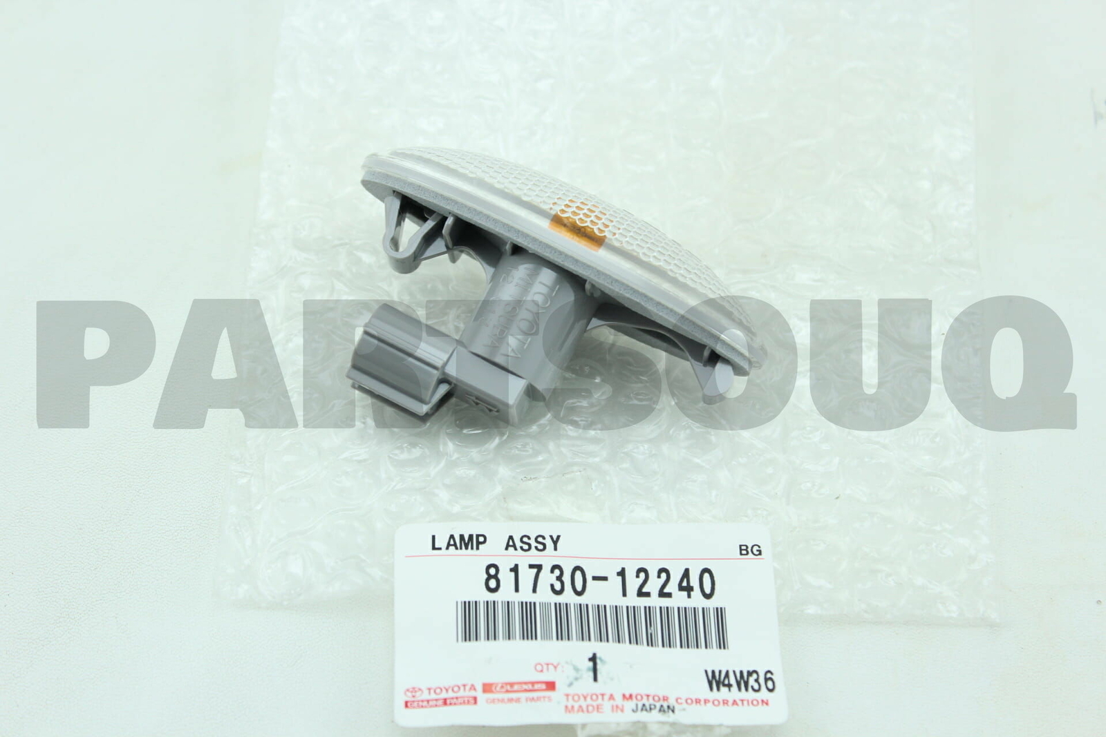8173012240 Genuine Toyota LAMP ASSY, SIDE TURN SIGNAL, RH/LH 81730 ...