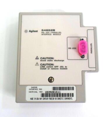 Agilent 54652B RS-232 / Parallel Interface Module - Free Shipping | eBay