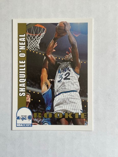 Shaquille O'Neal 1992-93 NBA Hoops Skybox Rookie Card RC #442 Orlando ...
