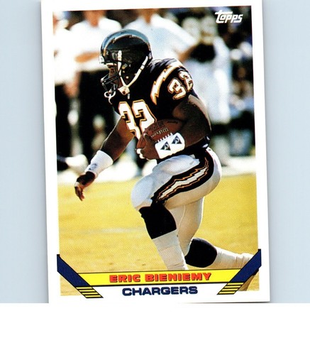 Eric Bieniemy 627 Chargers 1993 Topps Football Trading Card | eBay