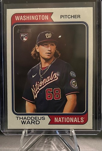 Thaddeus Ward 2023 Topps Heritage RC #576 Washington Nationals | eBay