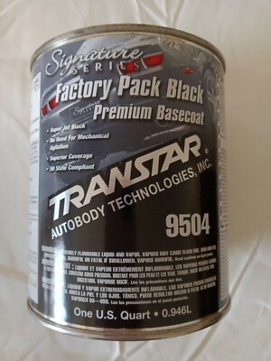TRANSTAR® 9504 Signature Series Factory Pack Black Premium Basecoat, 1 ...