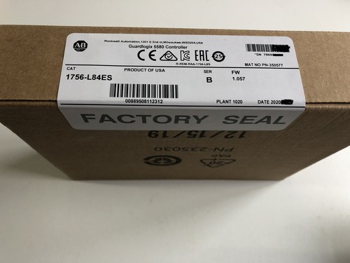 New Sealed 1756-L84ES /B ControlLogix GuardLogix 5580 Controller 26MB ...