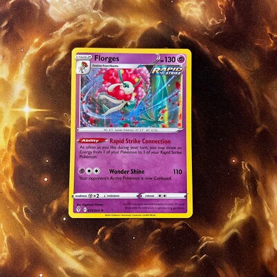 Florges - Holo Rare - Evolving Skies Pokemon TCG Card | eBay