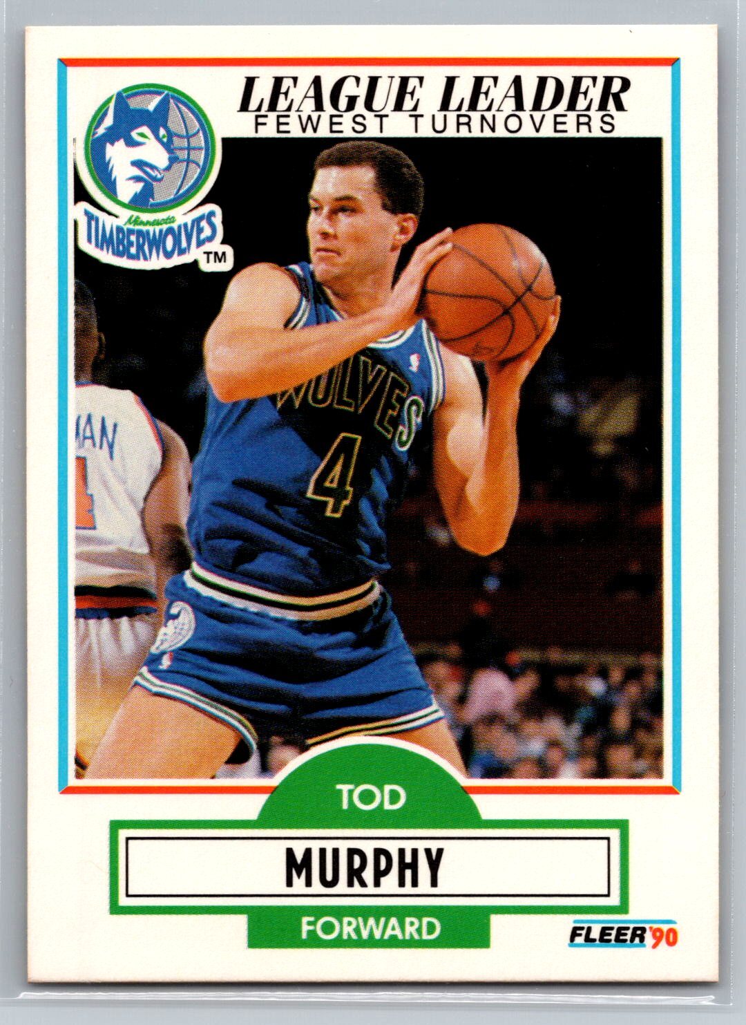Tod Murphy 1990-91 Fleer BASKETBALL #115 Minnesota Timberwolves | eBay