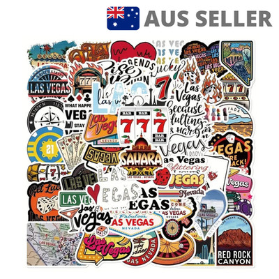 Las Vegas Nevada USA Travel Assorted Stickers | Pack of 50 Gift | eBay ...