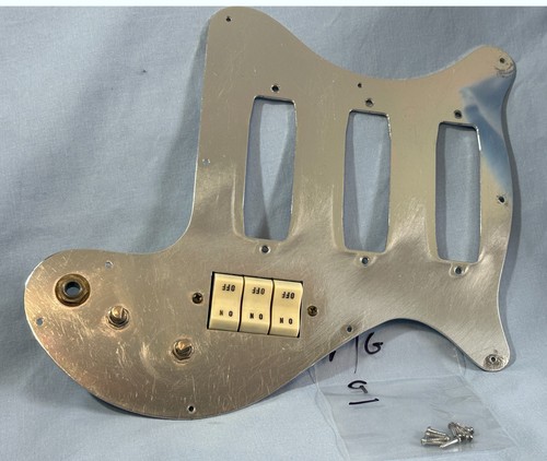 1960’s Teisco Kingston S-3V Chrome Guitar Pickguard w Electronics NO ...
