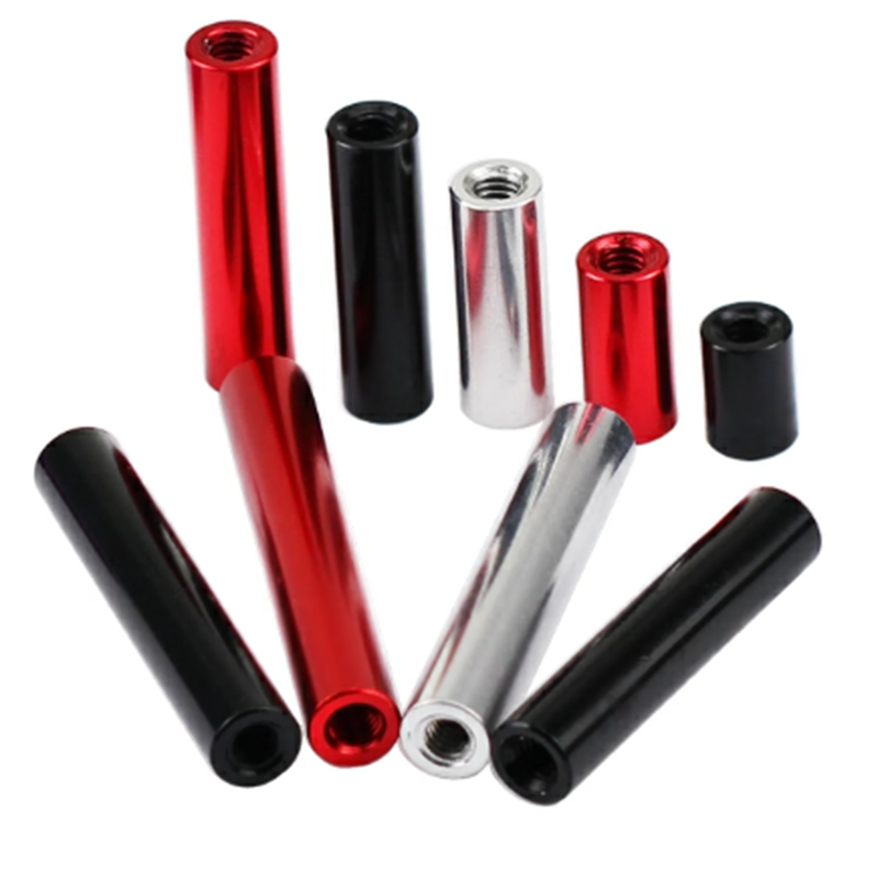 M3 Aluminum Column Round Threaded Sleeve Stud Standoff Nut OD 5mm ...