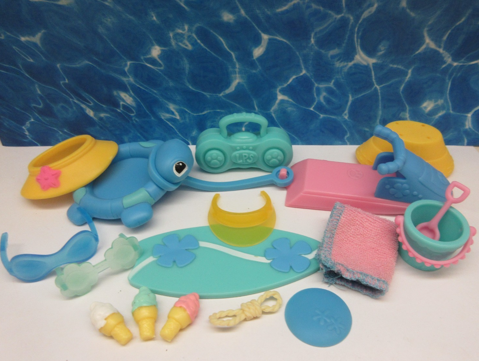 LPS SEASIDE CELEBRATION #517 518 519 PELICAN DACHSHUND DOG FISH ...