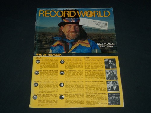 1978 MAY 27 RECORD WORLD MAGAZINE - WILLIE NELSON COVER - MUSIC - PB ...