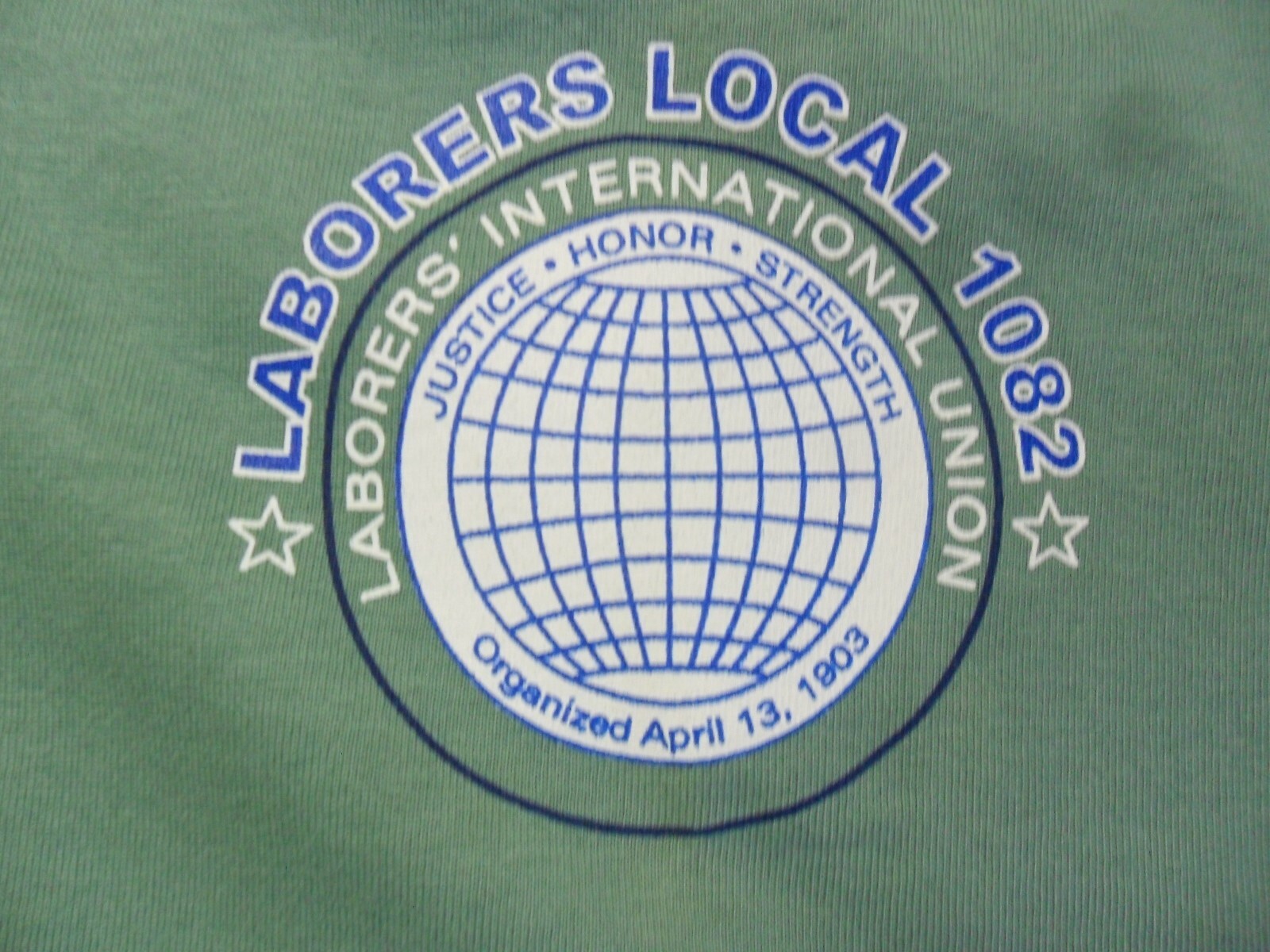 XL Laborers Local 1082 (damaged) T Shirt | eBay