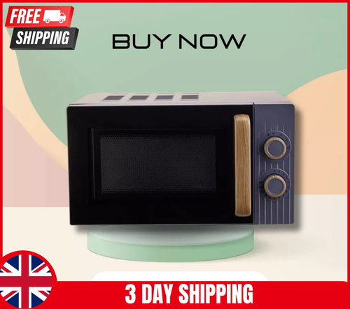 Scandi Navy Blue Manual Microwave 17L Kitchen Appliance 700W | eBay UK