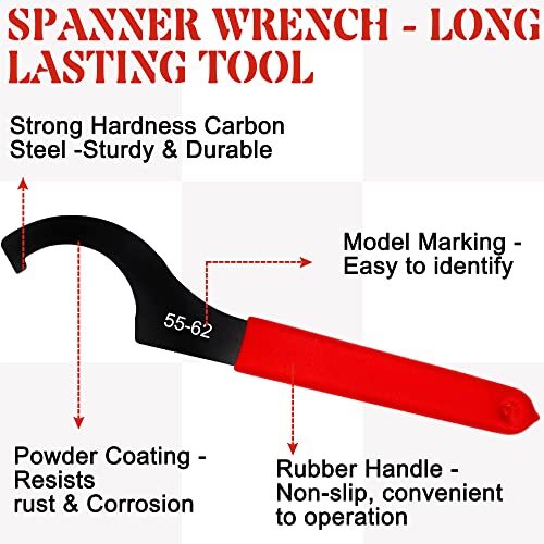 9pcs Coilover Spanner Wrench Set Universal Spanner Wrenches Motorcycle ...