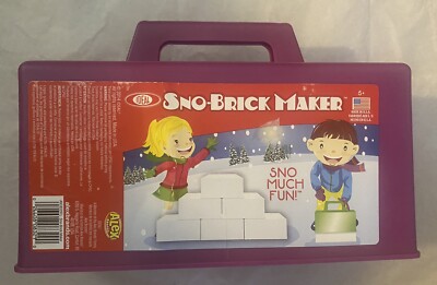 NEW IDEAL SNO-BRICK MAKER WINTER BUILD SNOW FORTS IGLOOS CASTLES PURPLE ...