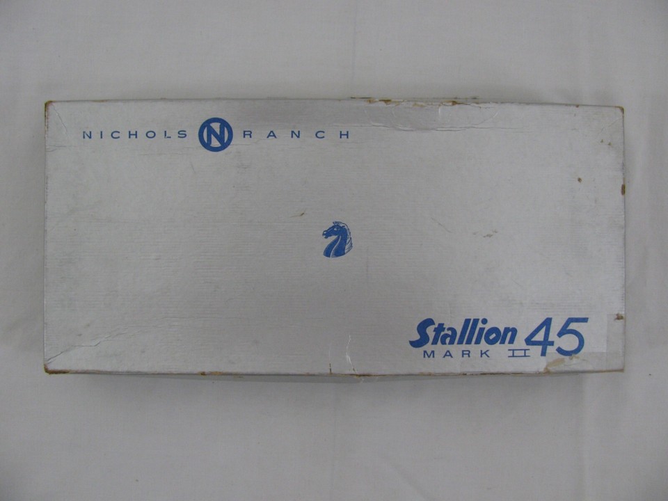 Nichols Ranch Stallion 45 Mark II Six Shooter Cap Gun w/ Pearl Handles ...
