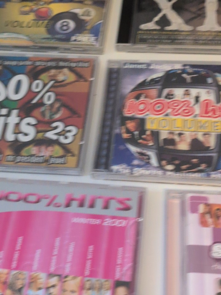 100% Hits - 5 6 7 8 12 14 23 24 1994 2009 2011 Bulk Lot - CD Album ...