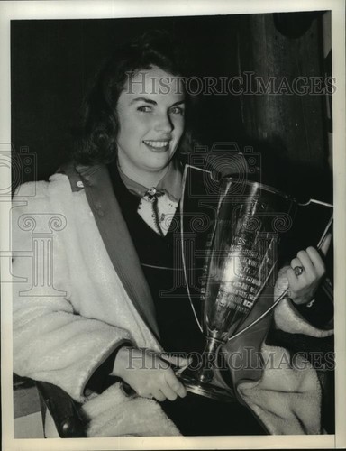 1940 Press Photo Marjorie Jean Carlin-Queen of Dartmouth College Winter ...