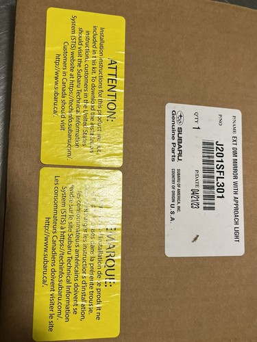 Subaru Mirror J201SFL301 | eBay