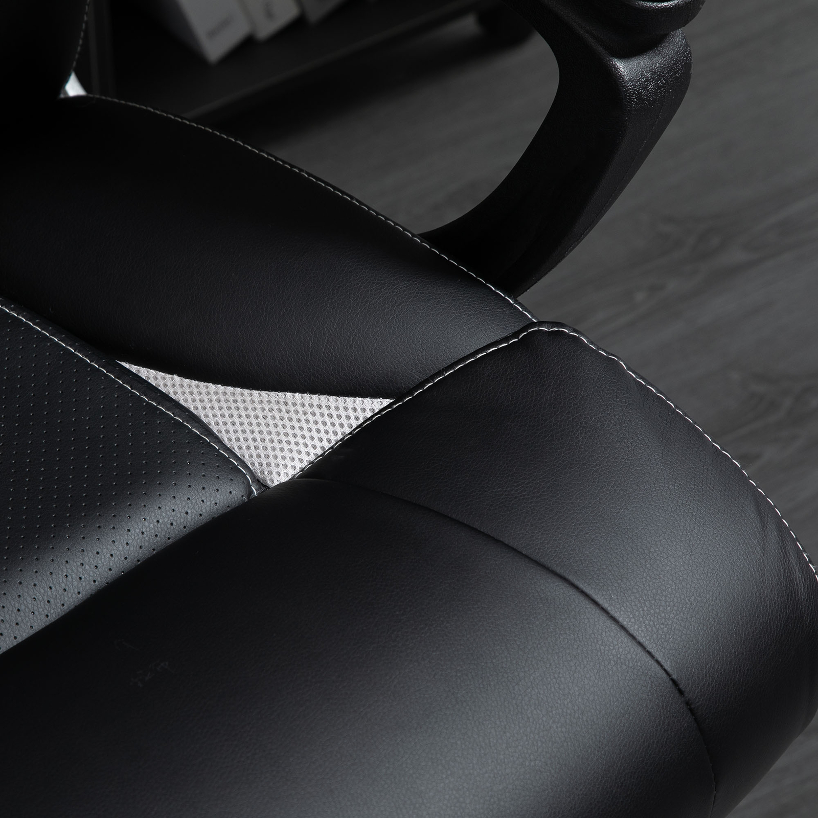 Indoor Moving, Rocking, & Wheeled Office Desk Chair w/ Breathable Mesh ...