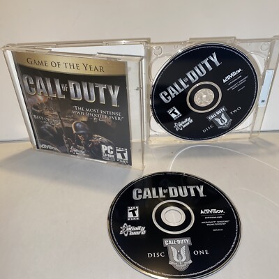 Call of Duty Game of the Year PC Game 2003 Activision 2 Disc | eBay