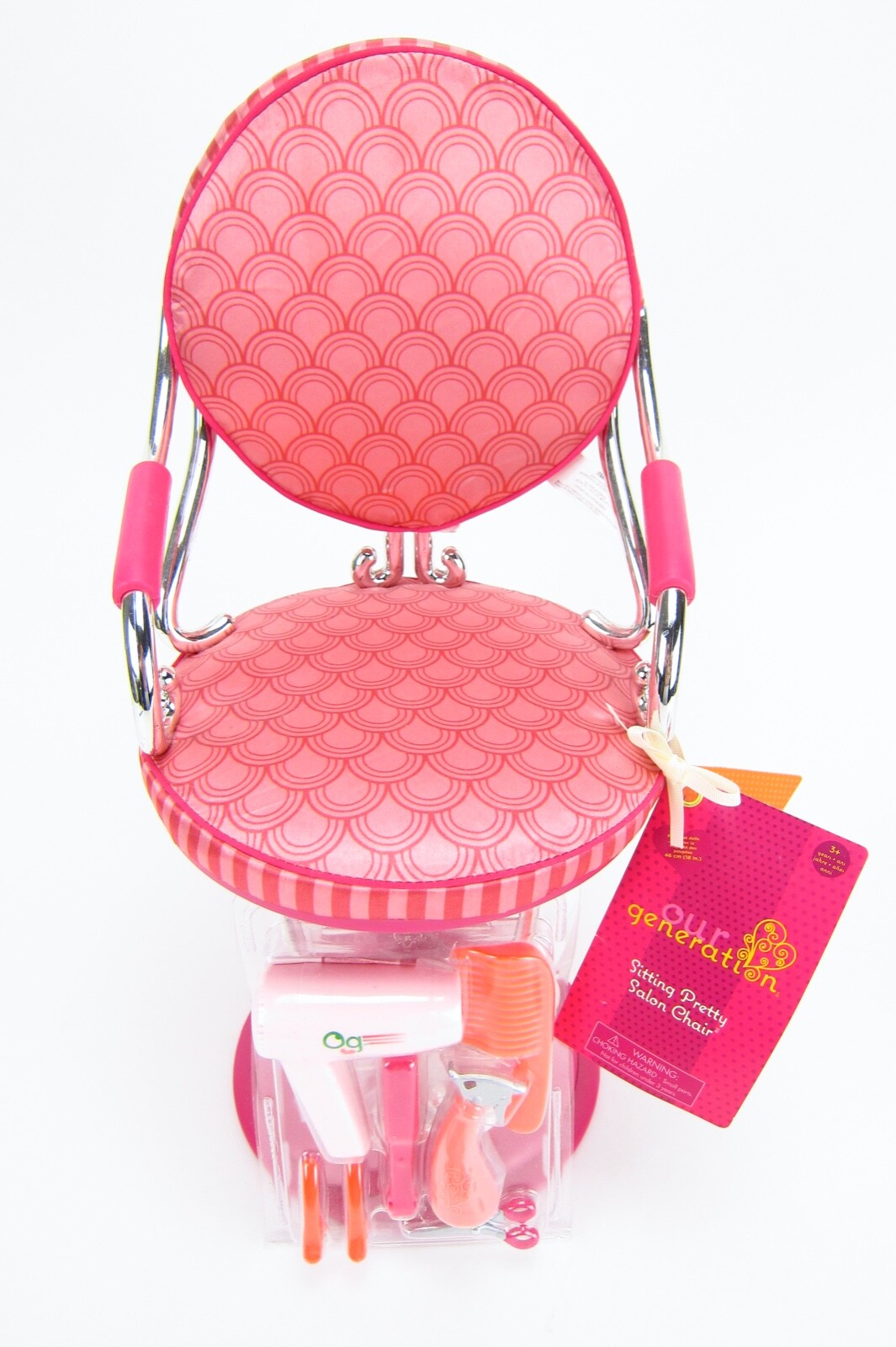 Our Generation Pink Sitting Pretty Salon Chair with Accessories 2017 18 ...
