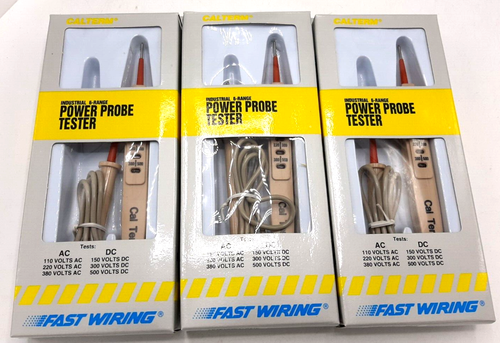Calterm 6 Range Power Probe Tester #66329 AC/DC 3 Lot ADC 12C ...