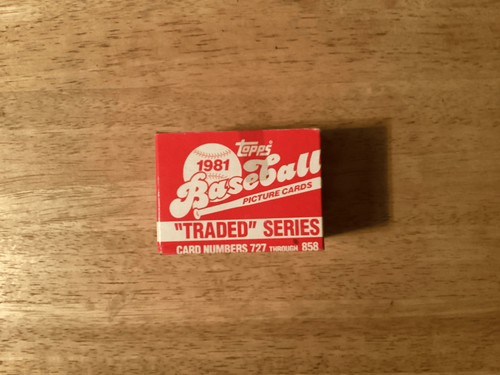 1981 Topps Baseball Traded Set 132 Cards Mint | eBay