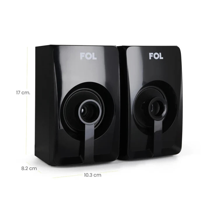 FOL Home Entertainment Stereo 2.1 Channel Speaker system w/ Remote USB ...