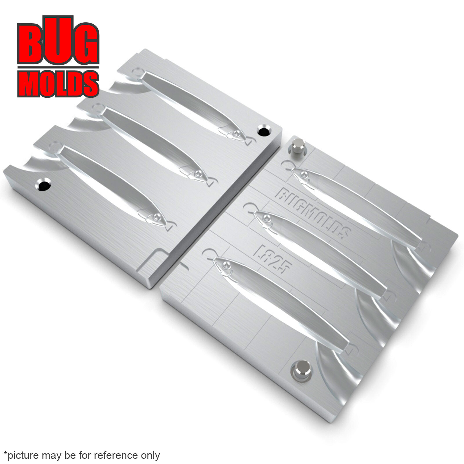 Fishing Sinker Mold Aluminium Fishing Mold Lure making Lead Molds ...