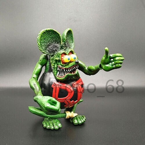 4.7" Green Black RAT FINK Big "Daddy" Ed Roth Action Figure No Box | eBay