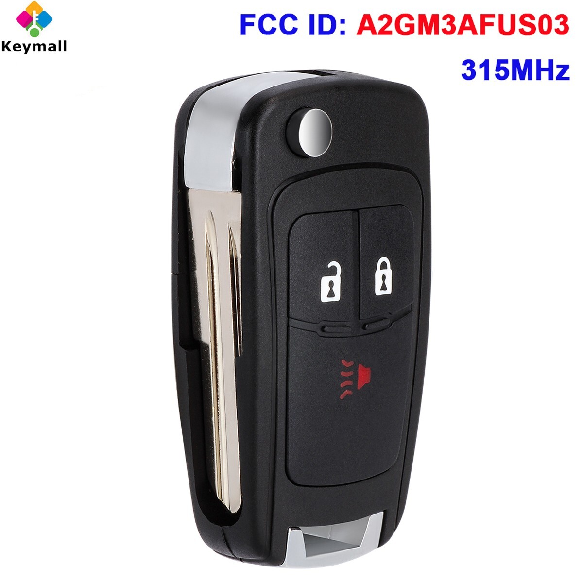 A2GM3AFUS03 Remote Key Fob for Chevrolet Spark 2013 2014 2015 95989830 ...