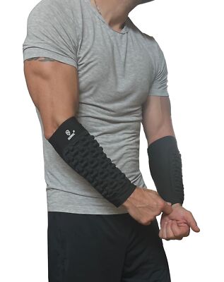 Padded Arm Guards Forearm Protectors Ultra Thin Compression Sleeves ...