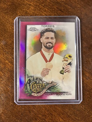 2022 Topps Allen and Ginter Chrome Ariel Torres Fuscia refractor /199 ...