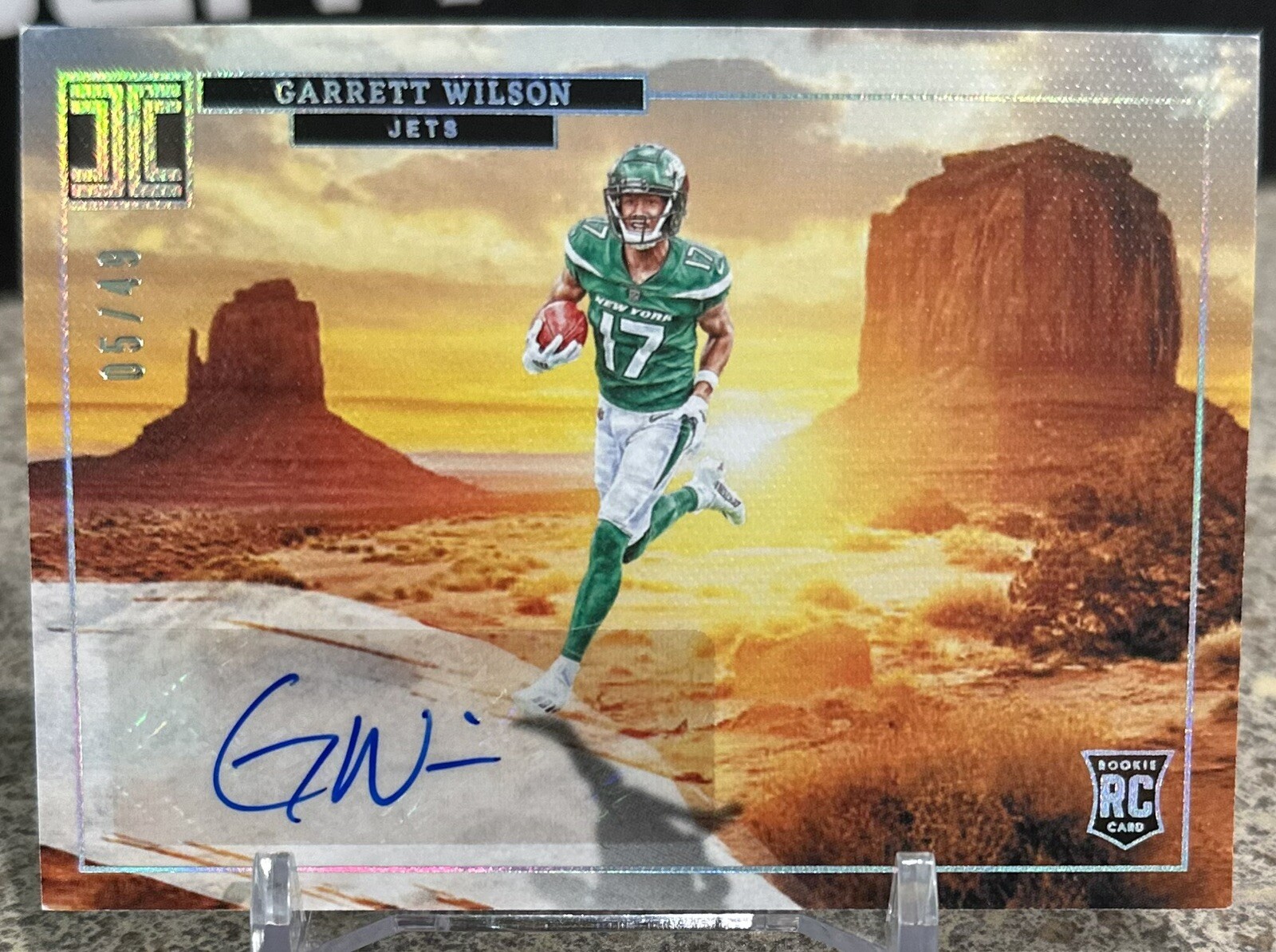 2022 PANINI IMPECCABLE GARRETT WILSON AUTOGRAPH ROOKIE LANDSCAPE AUTO ...
